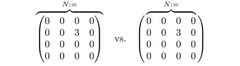 How To Properly Align Matrices With An Overbrace Tex Latex Stack