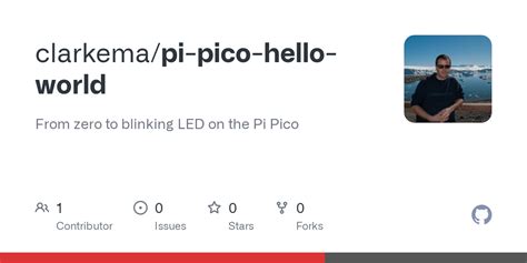 GitHub Clarkema Pi Pico Hello World From Zero To Blinking LED On The Pi Pico