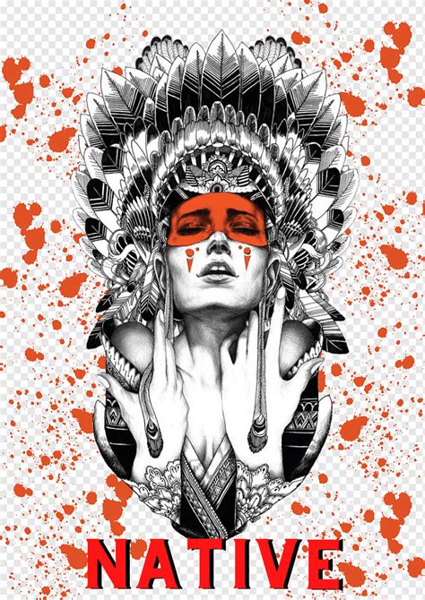 네이티브 인디언 아메리칸 소녀 Png Pngwing