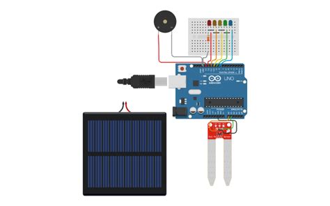 Circuit Design Sensor De Humedad En Suelo Tinkercad