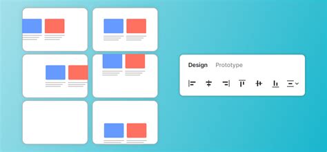 aligning and distributing elements in figma