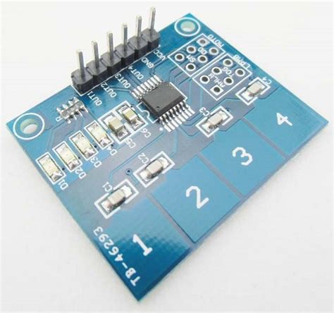 TTP Channel Capacitive Touch Switch Digital Touch Sensor Module Hacktronics