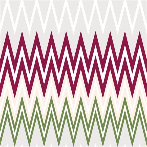 Modern Zigzag Chevron Pattern Digital Art Print Summer Party Backdrop