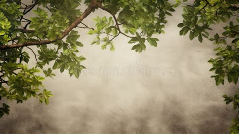 Above Overhead Tree Border Top View Stock Illustration Illustration