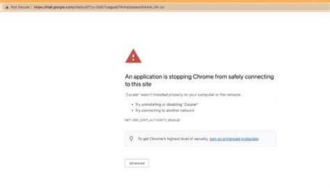 Getting Error While Accessing Gmail In Mac Book An Application Is Topping Chrome From Safely