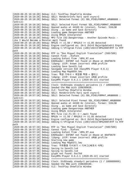 easyrpg log pdf command line interface mp3
