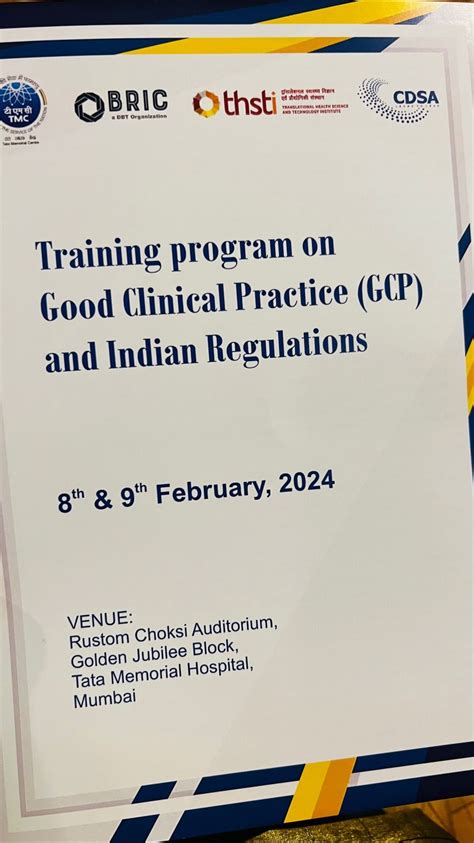 Vandana S On Linkedin All Set For The Two Days Training Program On Good Clinical Practice Gcp …