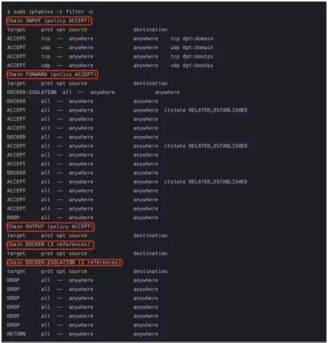 docker 网络构造：docker如何使用linux iptables和interfaces dockerinfo