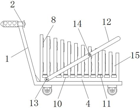 一种方便对瓷砖进行拿取的室内软装用瓷砖放置装置的制作方法
