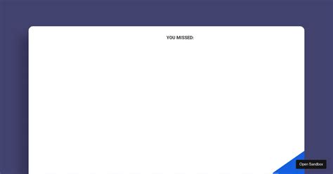 Hangman Game In React Codesandbox