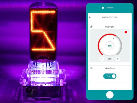 Iot One Nixie Clock Arduino Cloud Backlight And Nixie Tube