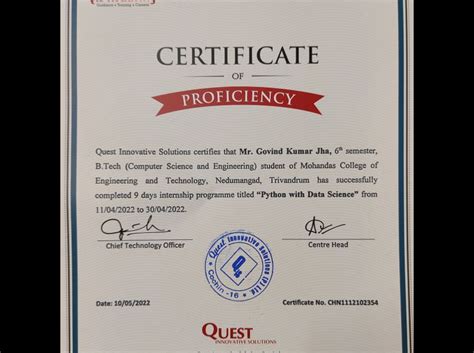 govind kumar jha on linkedin pythoncertified pythonproficiency