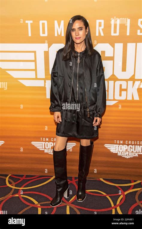 Jennifer Connelly Attends The Top Gun Maverick New York Screening At AMC Magic Johnson Harlem