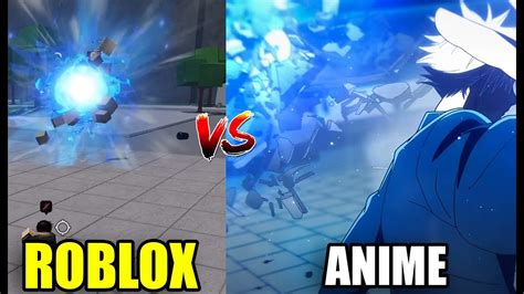 Every Gojo Move Vs Anime The Strongest Battlegrounds YouTube