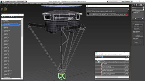 Packaging Robot With Chocolate Bar Rigged D Model Max Free D