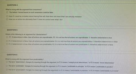 Solved QUESTION What Is Wrong With The Argument From Chegg