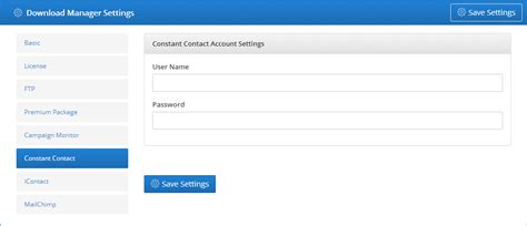 wpdm constant contact wordpress download manager