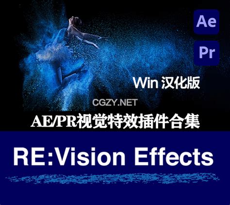 中文汉化aepr插件revisionfx Effections Plus V2209 Win破解版下载（含twixtorflicker