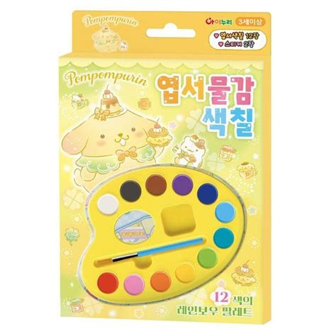 산리오컬러링북 폼폼푸린 엽서 물감 색칠놀이 3p 컬러링북 드로잉북 홈플러스 택배배송