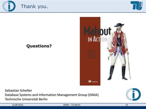 Introduction To Collaborative Filtering With Apache Mahout Ppt