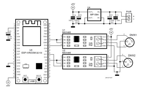 Mise à Jour Des Dispositifs Dmx Convertisseur Artnet Vers Dmx Avec Esp32 Elektor Magazine