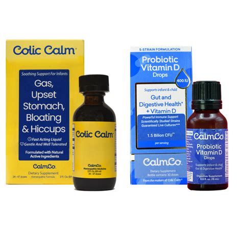 1 Colic Calm 1 Probioticd3 Vit 5 Strains 15 Billion Cfu Per Serving
