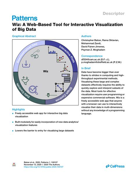Pdf Wiz A Web Based Tool For Interactive Visualization Of Big Data