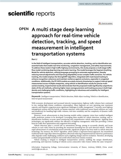 Pdf A Multi Stage Deep Learning Approach For Real Time Vehicle