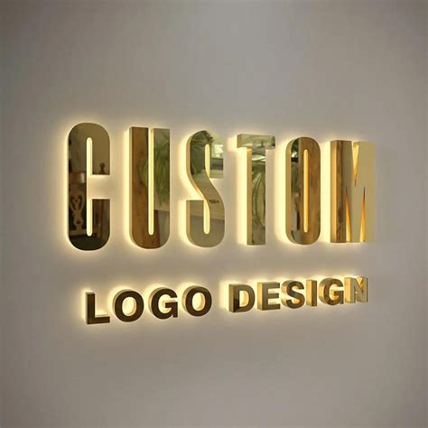 Led Backlit Signage Custom Led Logo Sign 3d Design Custom Logo Sign