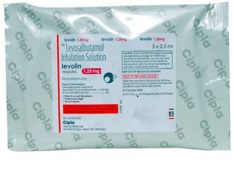 Levolin 031 Mg Respules At ₹ 30pack Nagpur Id 27573517030