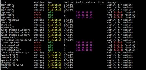 ubuntu 20 04 juju deploy now openstack service are waiting or blocked