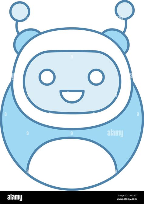 Chatbot Color Icon Modern Robot Talkbot Online Helper Virtual