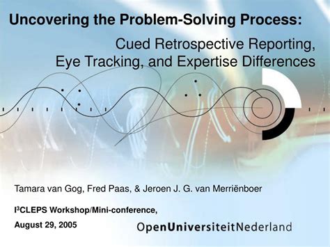 Ppt Uncovering The Problem Solving Process Powerpoint Presentation