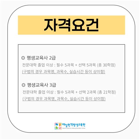 평생교육사 자격증 취득방법 및 학점은행제 교육원 후기 네이버 블로그