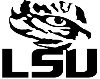 Lsu Decal Etsy