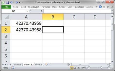 Vlookup On Dates And Times In Excel