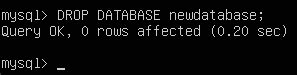 How to Delete a MySQL Database - Knowledge base - ScalaHosting