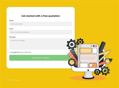 Fill Out The Form And Wait HTML Template By Nicepage