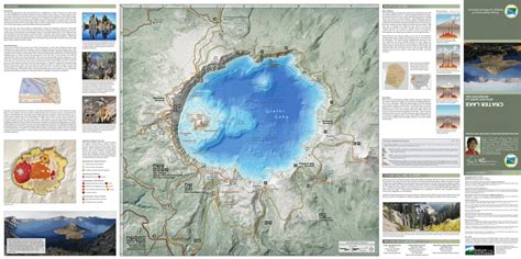 Crater Lake Geologic Guide And Recreation Map Side 2 By Oregon