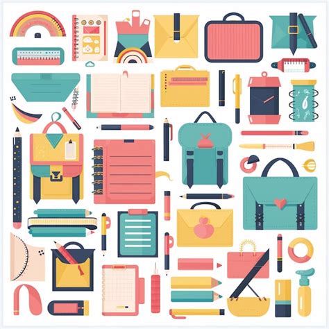 Vector Education School Study Design Student Book Illustration Icon