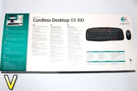 Logitech Cordless Desktop Ex 100 Keyboard And Mouse Review Packaging