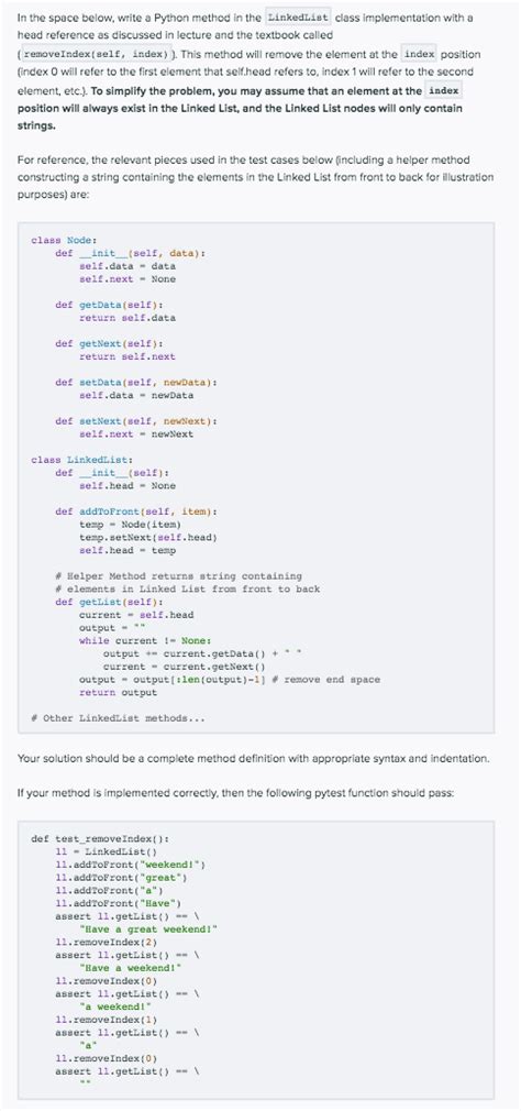Solved In the space below, write a Python method in the | Chegg.com