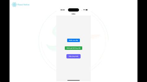 React Native Pressable Youtube