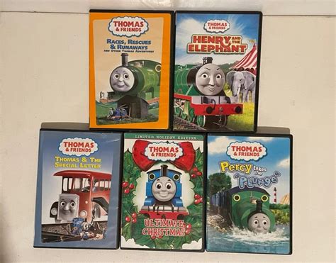 Thomas And Friends Dvd Lot Of 5 Ultimate Christmas Other Stories Good