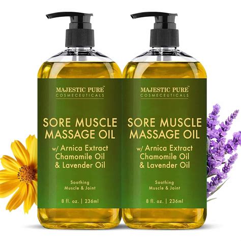 Majestic Pure Arnica Sore Muscle Massage Oil Review Suite Massage