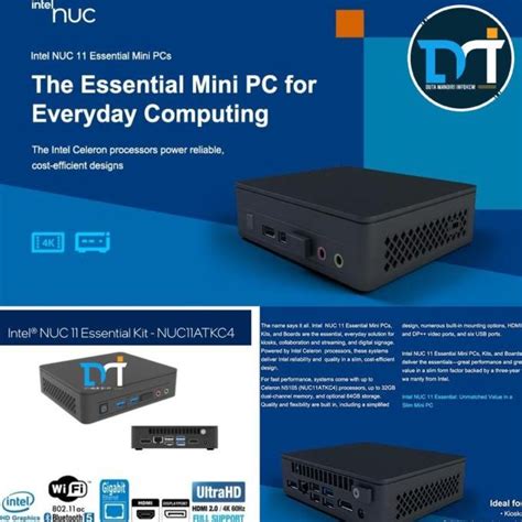 Jual Mini Pc Intel Nuc Essential Kit Nuc Atkc Celeron N Grt U Shopee Indonesia