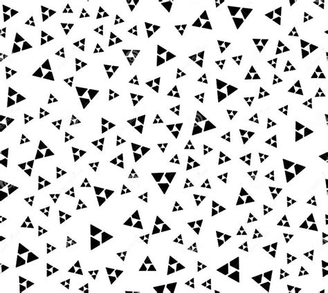 Seamless Pattern With Random Segmented Triangles Abstract Mon Stock Vector Illustration Of