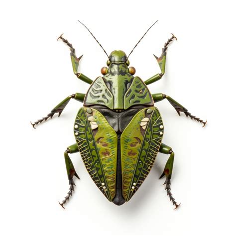 premium photo striking green beetle a 3d stink bug in symmetrical