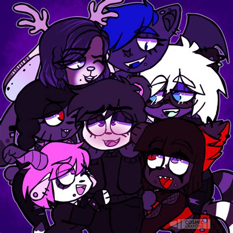 Pandas Goth Girl Gang — Weasyl