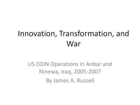 Pdf Innovation Transformation And War · Innovation Transformation And War Us Coin
